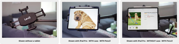 LEVO G2 Table Clamp Tablet Stand - Gunmetal Black – LevoStore Australia
