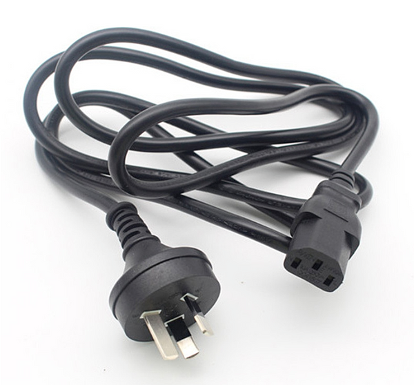 Power Lead Cable Cord 3 Pin Australian Plug to IEC-C13 Socket 1.5M 250 ...
